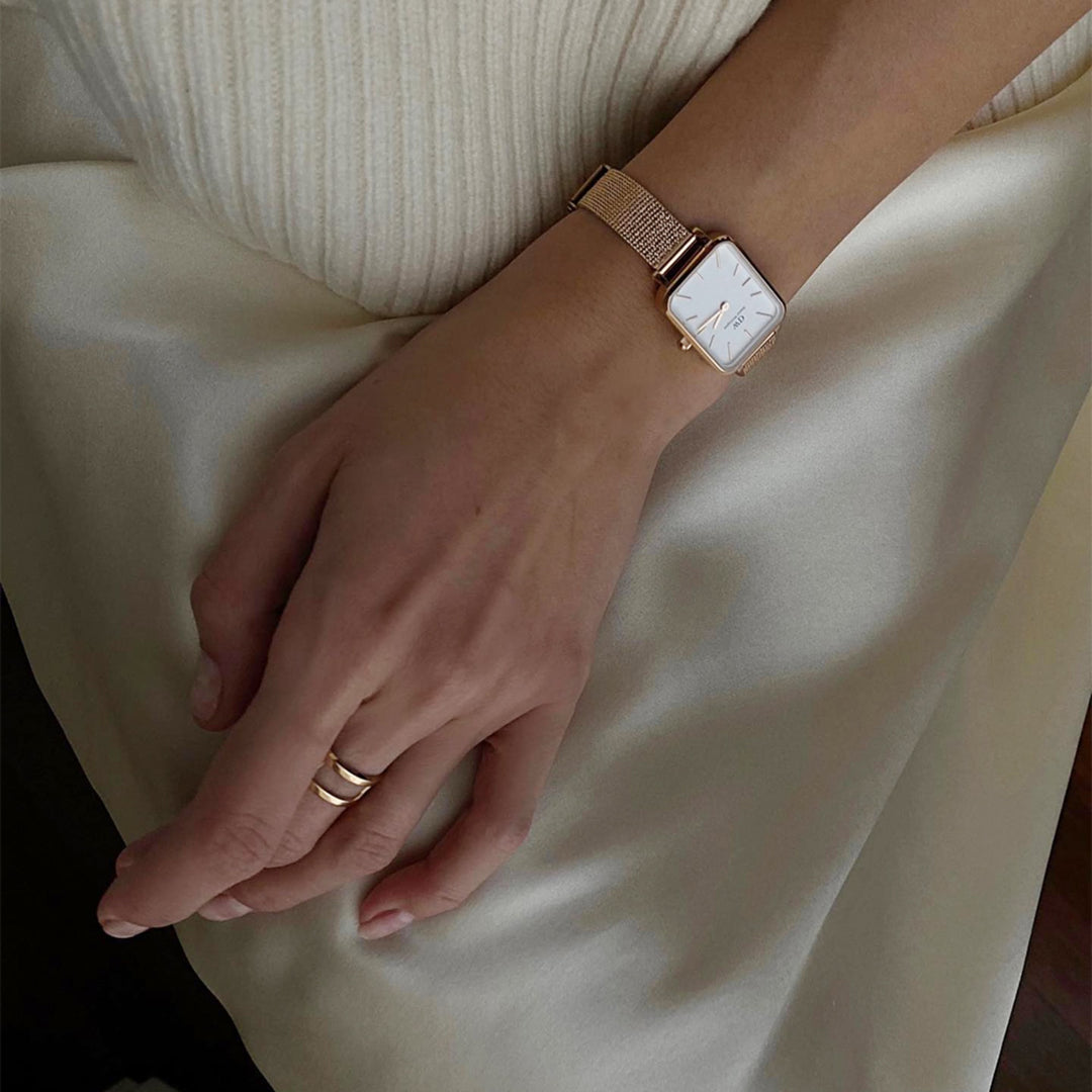 Elan Dual Ring Rose Gold Kadın Yüzük | DW