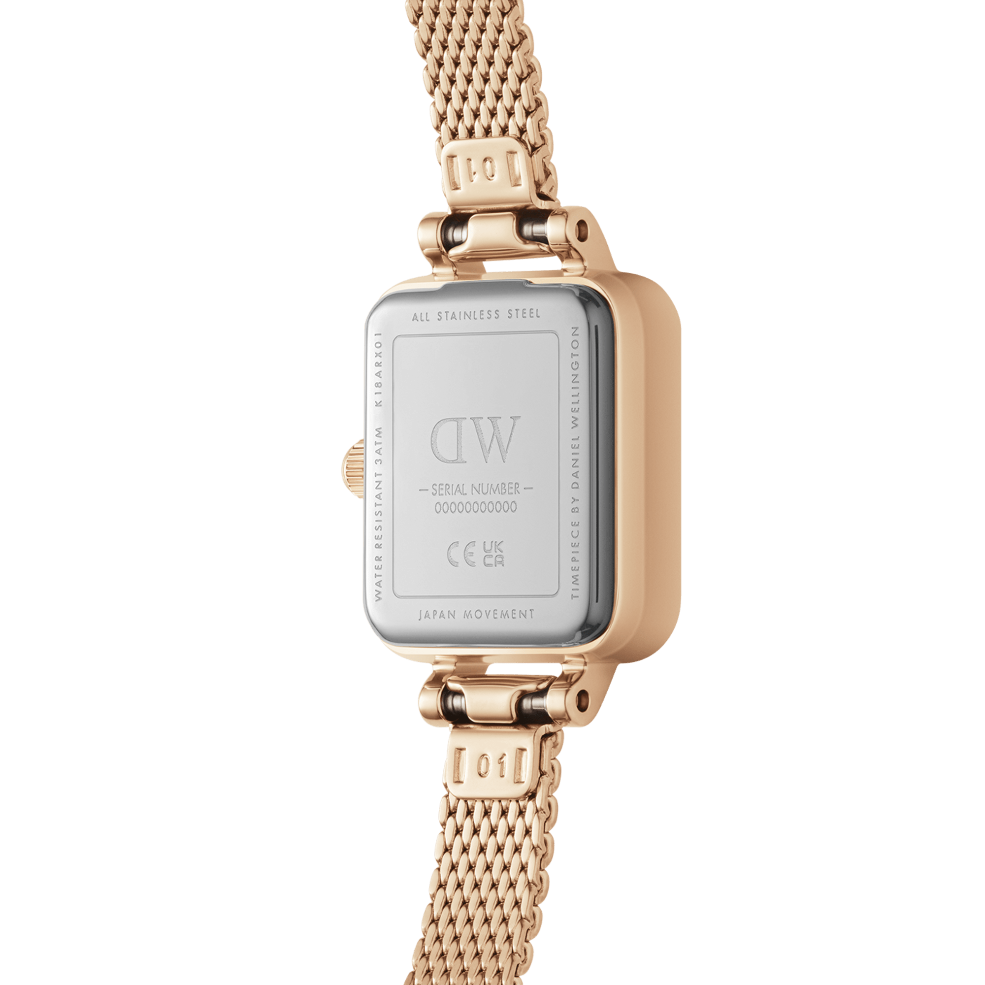 Quadro Mini Melrose Champagne Rose Gold Kadın Kol Saati | DW